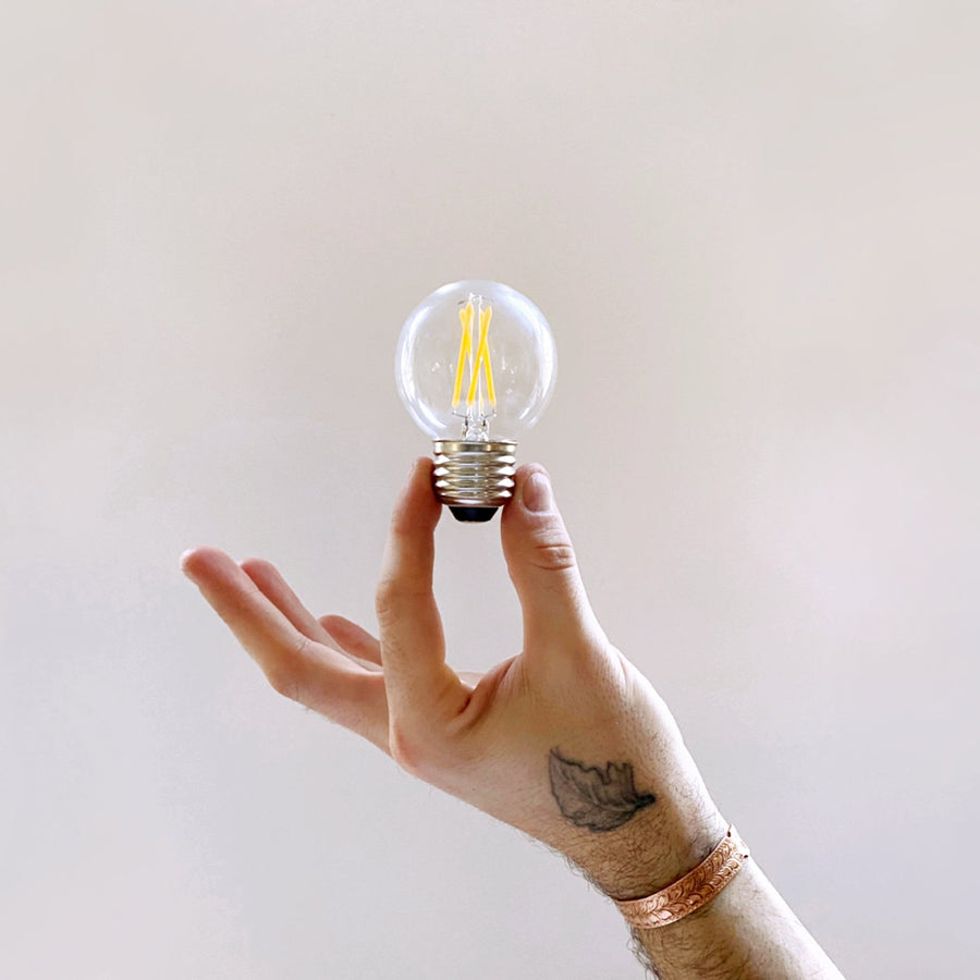 Small Clear Globe Bulb – Matt Alford Studio